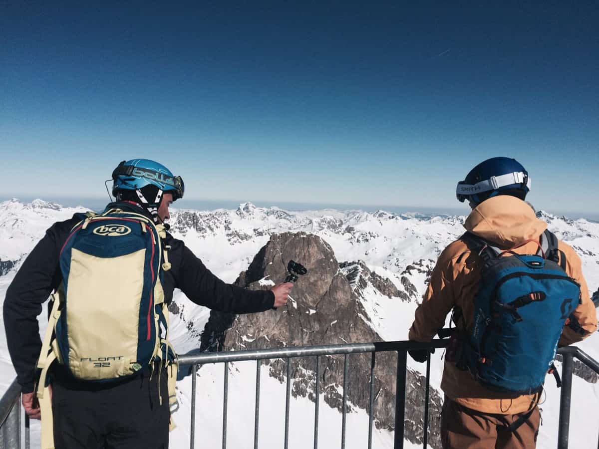 OFF PISTE GUIDING - Skiing the Valluga North with Graham Bell » Piste ...